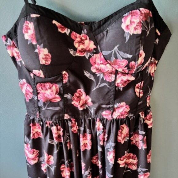 Band of Gypsies | Dresses | Band Of Gypsies Womens Black Floral ...